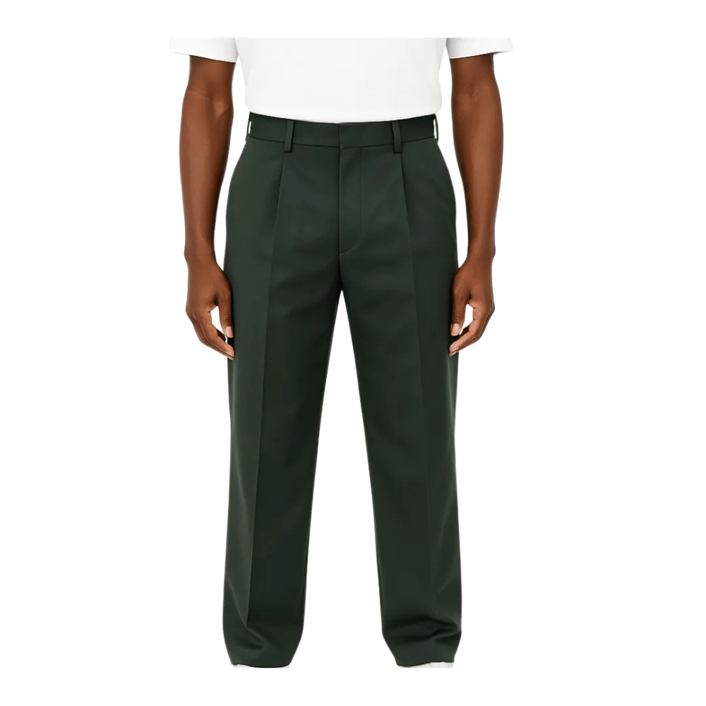 Brentwood Single Pleat Trouser in Olive – Omar's Tailors & Outfitters
